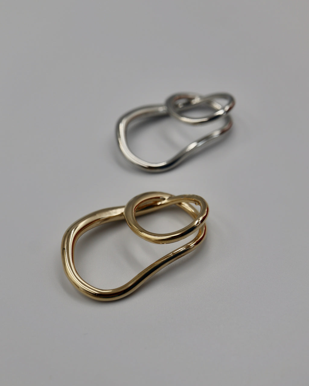 wave cross two finger ring – beller