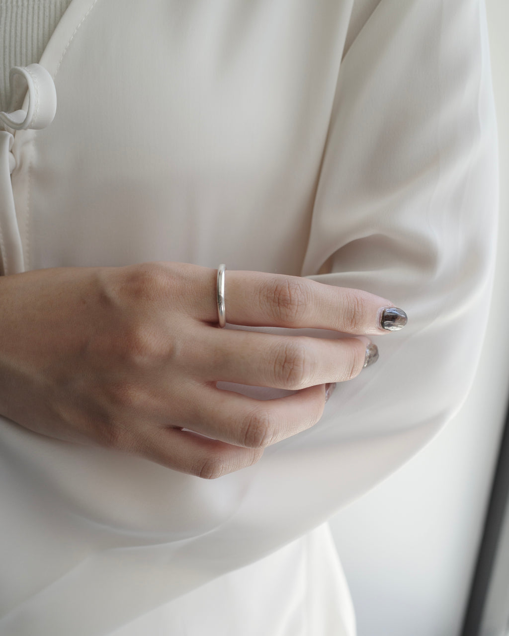 simple huge ring (silver925) – beller