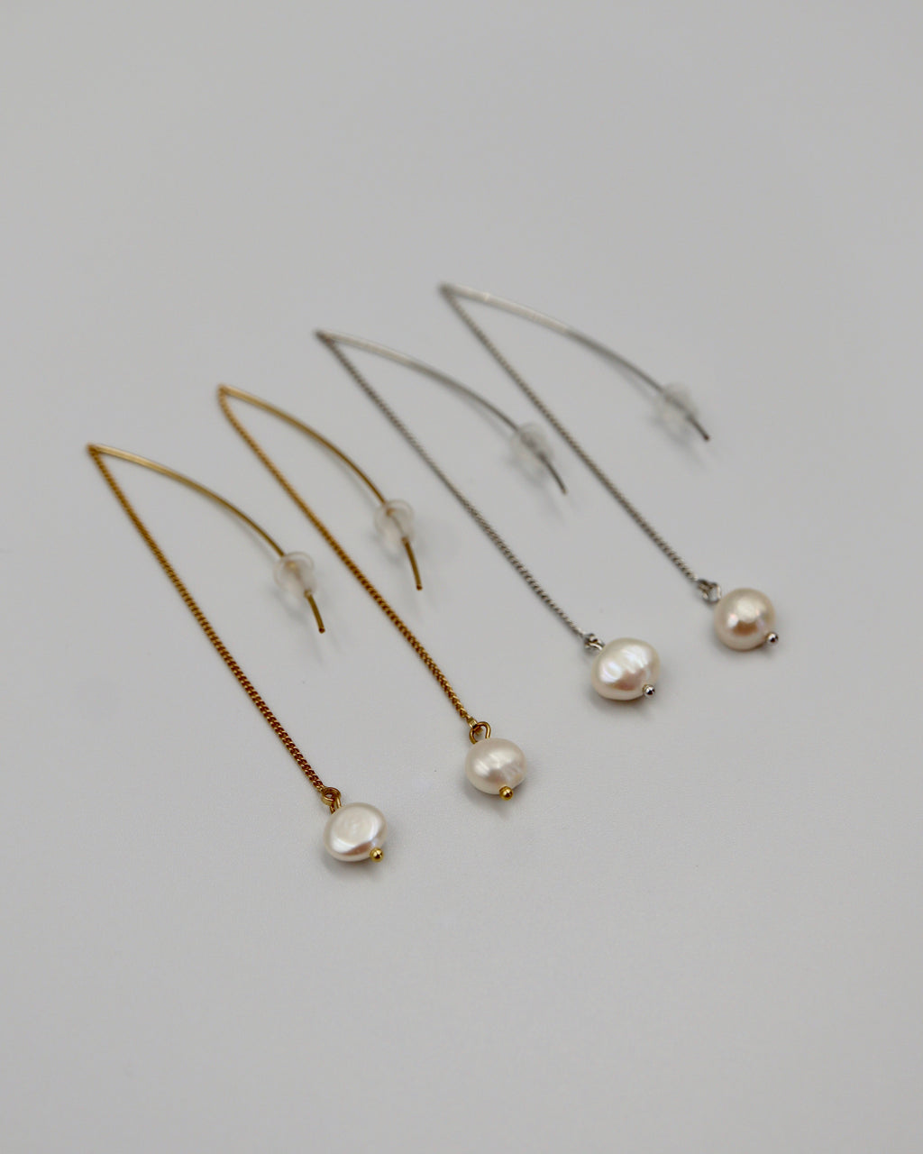 droopy pearl chain piece - beller